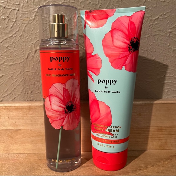 Bath & Body Works | Bath & Body | Nwt Poppy Fragrance Mist And ...